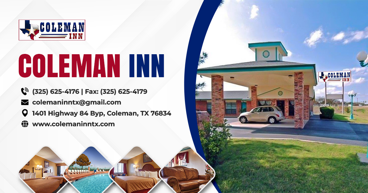 Room Options at Coleman Inn | Affordable Hotel Rooms in Coleman, TX